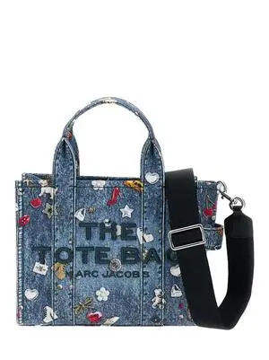Marc Jacobs Trompe L'oeil Graphic Print Tote Bag - Blue
