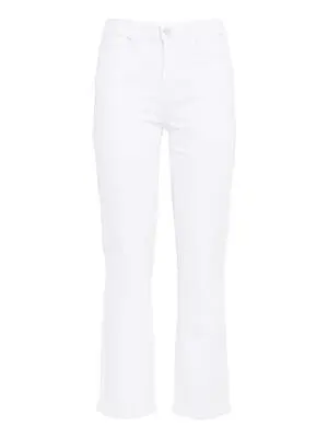 Paige Cindy High-rise Straight Jeans - White