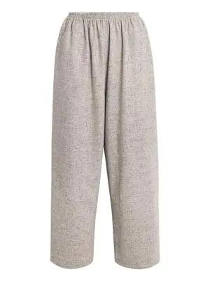 Eskandar Wool Japanese Trousers - Grey