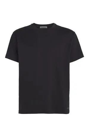 Corneliani Cotton Crew-neck T-shirt - Black