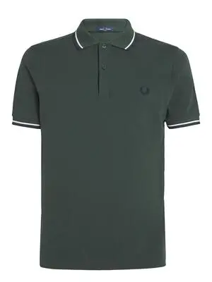 Fred Perry Twin Tipped Polo Shirt - Green
