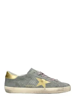GOLDEN GOOSE Super-star Suede Sneakers - Green