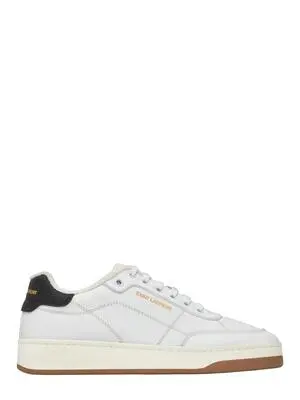 Saint Laurent Leather Sl/61 Low-top Sneakers - White