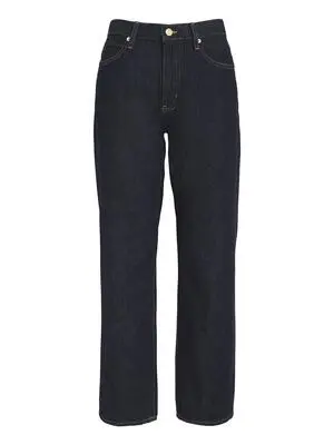 FRAME The Hang Straight Leg Jeans - Black