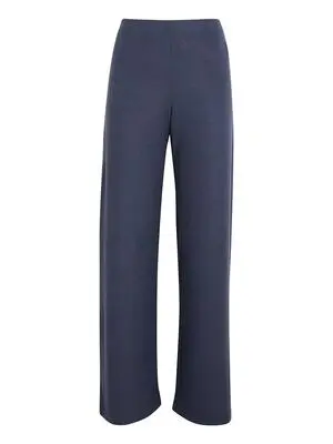 LESET Lauren Wide-leg Lounge Trousers - Navy