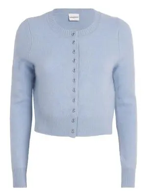 Claudie Pierlot Wool Brushed Cardigan - Blue