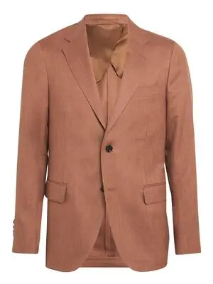 LARDINI Wool Blazer - Brown