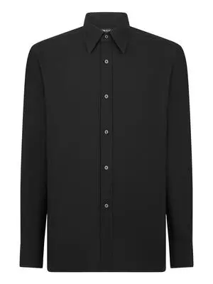 TOM FORD Cotton-cashmere Shirt - Black