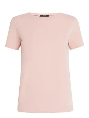 Max Mara Stretch-cotton T-shirt - Pink