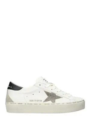 GOLDEN GOOSE Hi Star Leather Sneakers - White