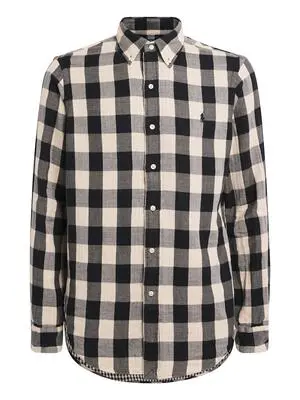 Polo Ralph Lauren Double-faced Check Shirt - Beige