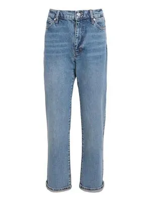 FRAME The Borrowed Straight Jeans - Blue