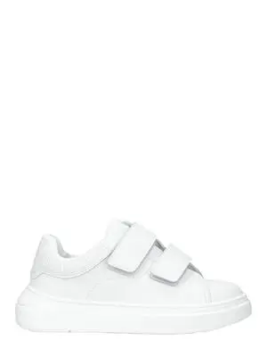 Giorgio Armani Leather Velcro Sneakers - White