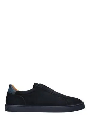 Magnanni Leather Slip-on Sneakers - Navy