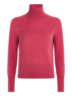 JOSEPH Cashmere Funnel-neck Sweater - Pink