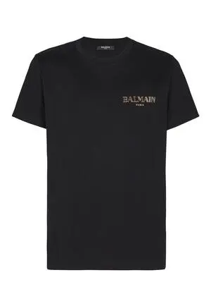 Balmain Cotton Vintage Logo T-shirt - Black