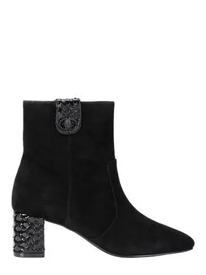 Kurt Geiger Suede Chelsea Ankle Boots - Black