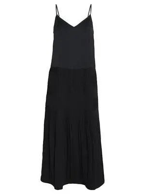 Claudie Pierlot Pleated Midi Dress - Black