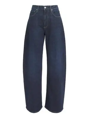 Paige Arellia Ankle Barrel-leg Jeans - Blue