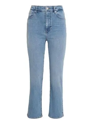FRAME The Pencil Crop Jeans - Blue
