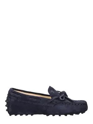 TOD'S Suede Gommino Driving Shoes - Navy