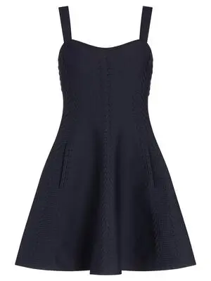 Maje Knitted Mini Dress - Blue
