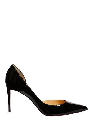 CHRISTIAN LOUBOUTIN Iriza Patent Leather Pumps 85 - Black