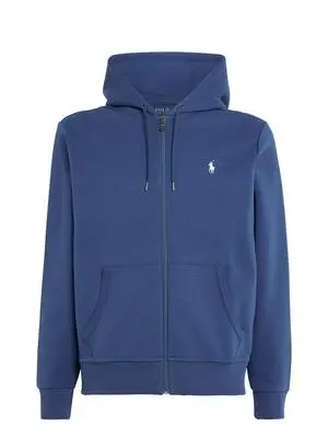 Polo Ralph Lauren Tech Knit Zip-up Hoodie - Blue