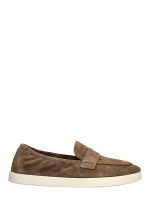 Tory Burch Suede Ballet Loafer - Beige