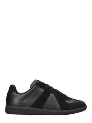 MAISON MARGIELA Replica Leather Sneakers - Black