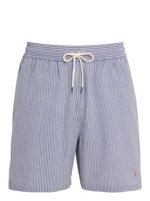 Polo Ralph Lauren Seersucker Traveller Swim Short - Blue