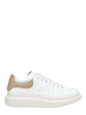 Alexander McQueen Leather Oversized Sneakers - Nude