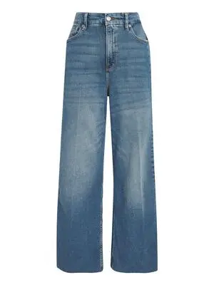 Good American Good Skate Cropped Wide-leg Jeans - Blue