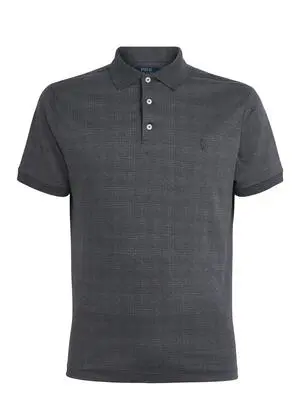 Polo Ralph Lauren Cotton Glen Plaid Polo Shirt - Grey