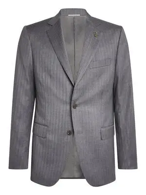 Pal Zileri Wool-blend Blazer - Grey