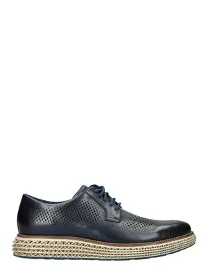 Cole Haan Leather Øriginalgrand Skyweave Oxford Sneakers - Navy