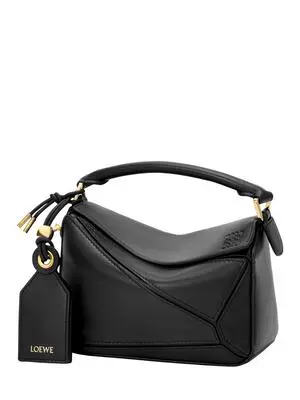 Loewe X Paula's Ibiza Mini Puzzle Top-handle Bag - Black
