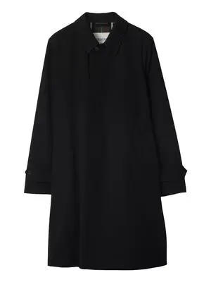Burberry Cotton Gabardine Car Coat - Black