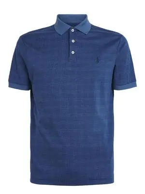 Polo Ralph Lauren Cotton Glen Plaid Polo Shirt - Blue