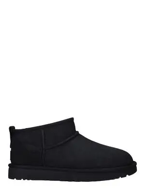UGG Suede Ultra Mini Boots - Black