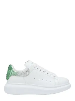 Alexander McQueen Leather Oversized Sneakers - White