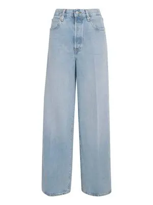 FRAME The Collegiate Wide-leg Jeans - Blue