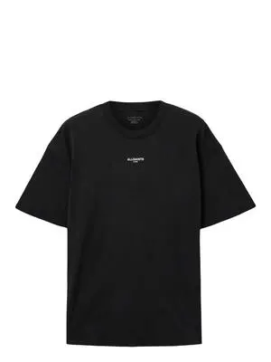 ALLSAINTS Organic Cotton Mikro Oversized T-shirt - Black