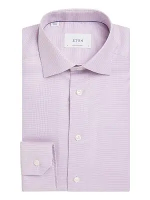Eton Cotton Twill Contemporary Fit Shirt - Pink