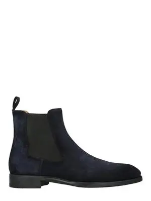 Magnanni Suede Chelsea Boots - Navy