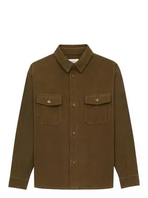 Saint Laurent Corduroy Overshirt - Green