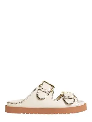 Zimmermann Goldie Buckle Sandals - Beige