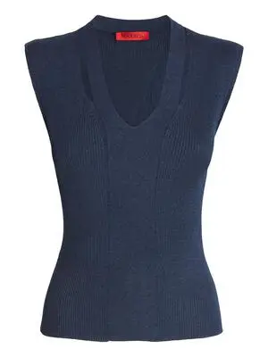 MAX & CO. Knitted Cut-Out Top