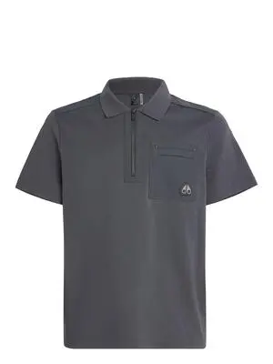 Moose Knuckles Cotton Dalon Polo Shirt - Green