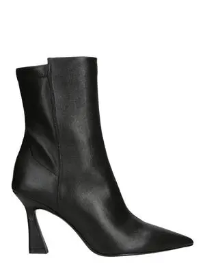 STUART WEITZMAN Leather Vinnie Ankle Boots 85 - Black